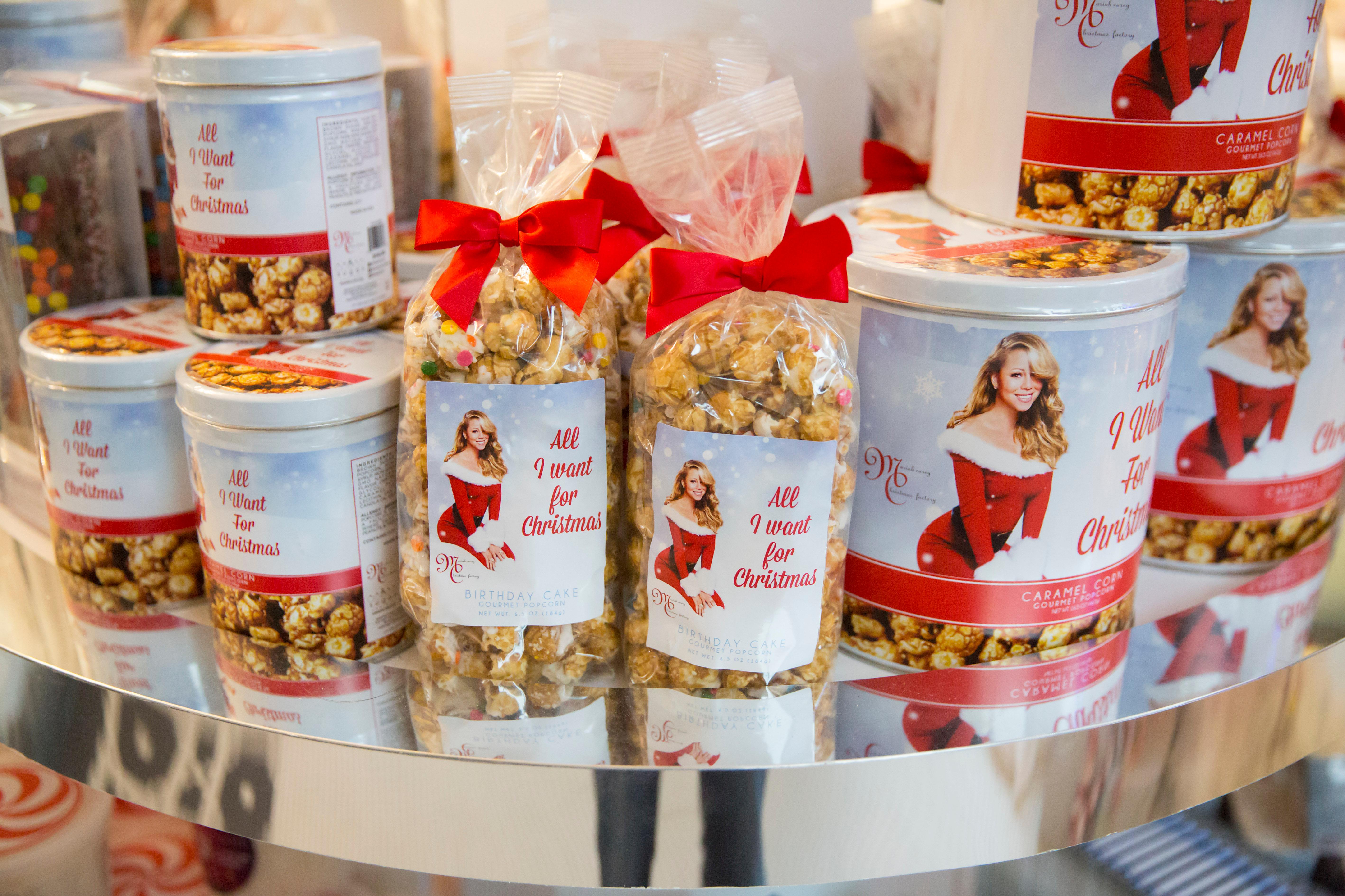 Photos: Mariah Carey debuts Christmas candy line at Bellevue's Sugar ...