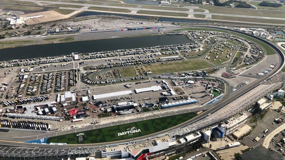 VIDEO: See the Daytona International Speedway from inside the Goodyear ...