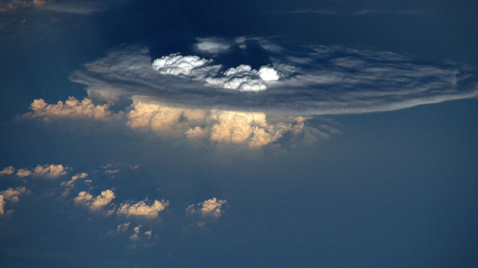 Astronaut captures incredible photo of thunderstorm from space | KOMO