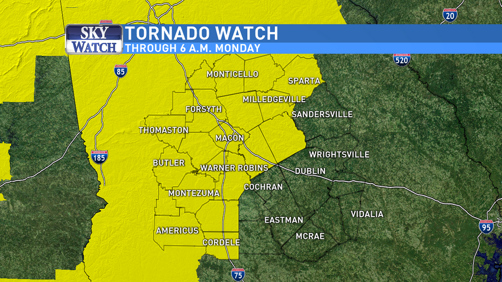 WEATHER WARN DAY: Tornado warnings issued in the midstate | WGXA